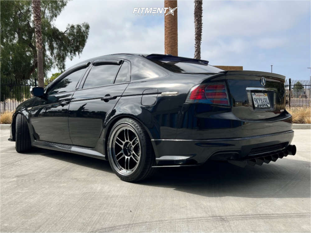 2008 Acura TL Type-S with 18x9.5 Enkei Rpf1 and Blackhawk 235x45 on ...