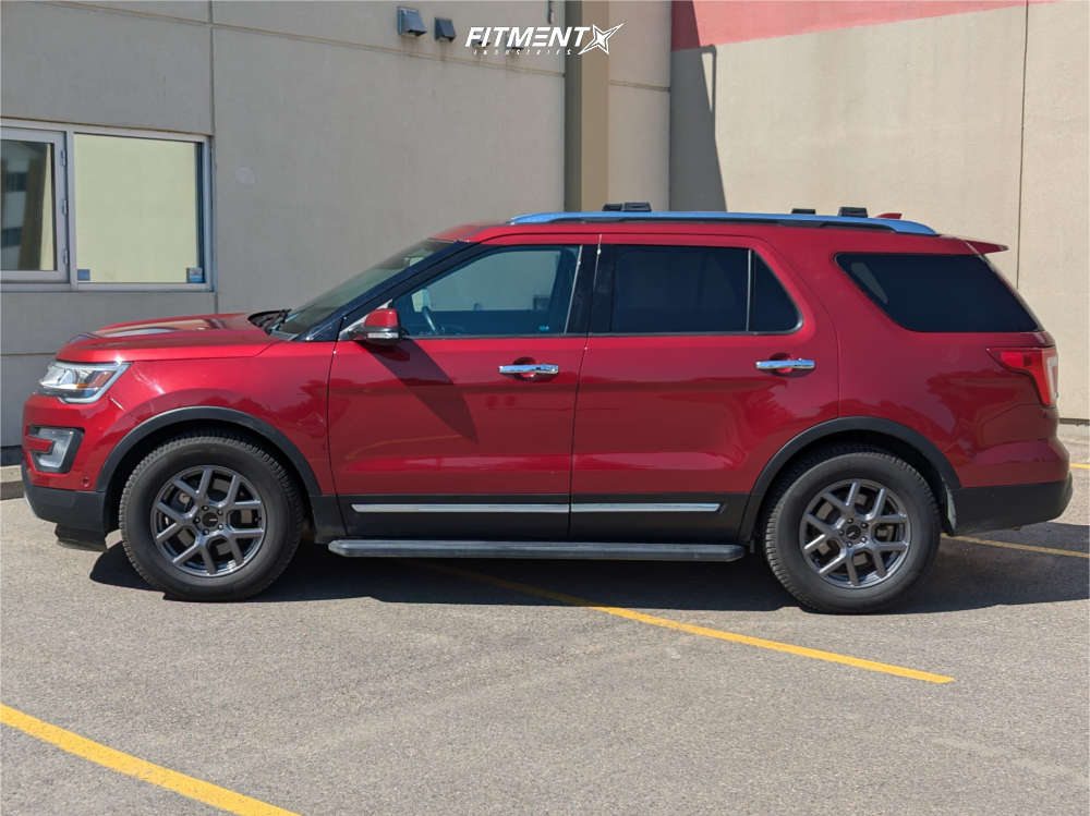 2017 Ford Explorer Limited with 18x8 Enkei Yx-5 and Michelin 255x65 on ...