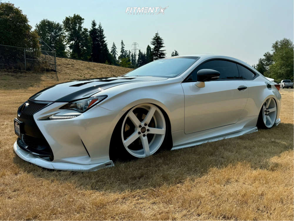 2016 Lexus RC350 Base with 20x8.5 JNC Jnc026 and Westlake 225x35 on Air ...