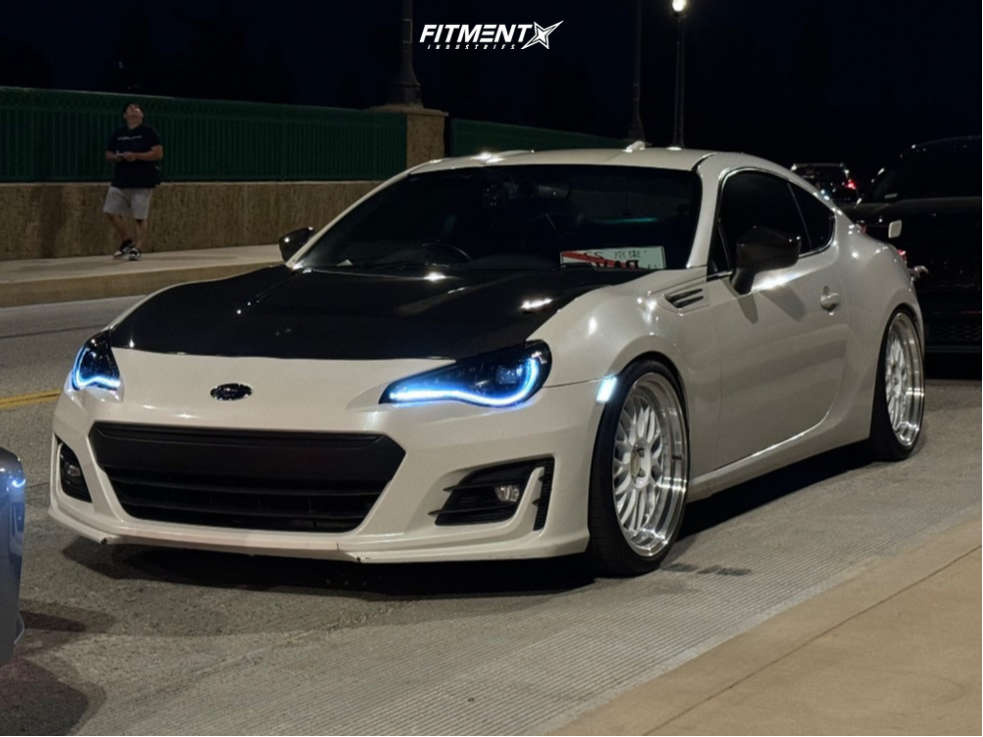 2017 Subaru BRZ Limited with 19x10.5 ESR Sr01 and Continental 235x35 on ...