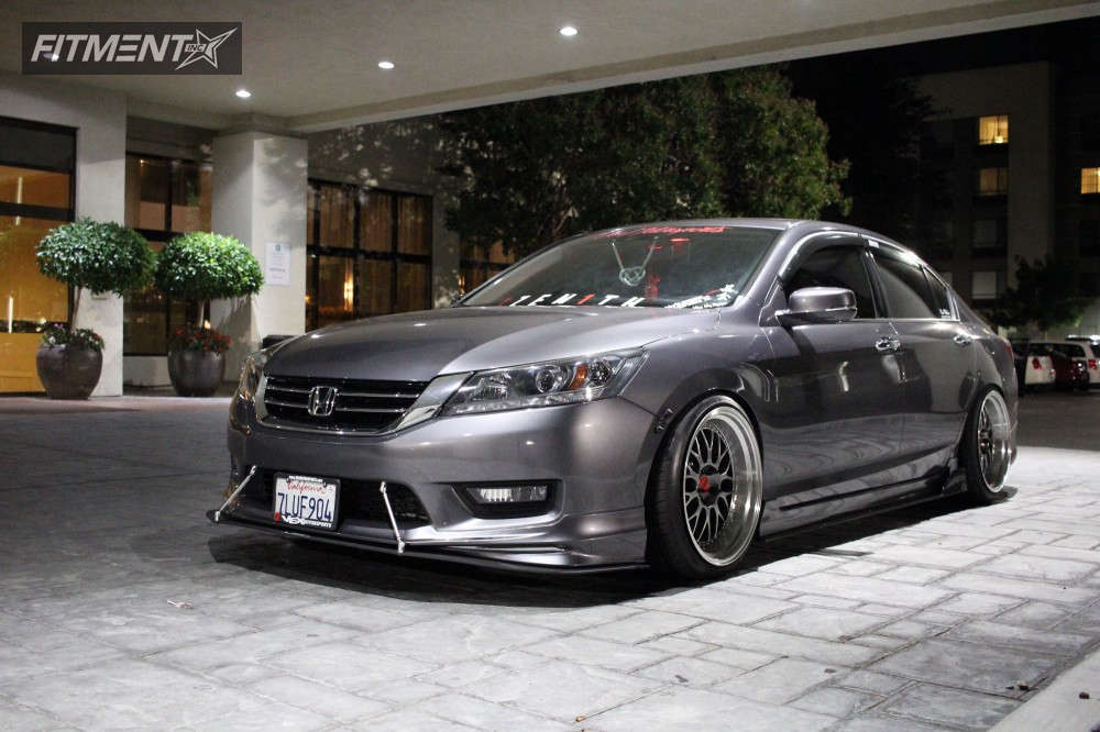 2015 Honda Accord LX with 19x9.5 ESR Sr01 and Delinte 245x35 on ...