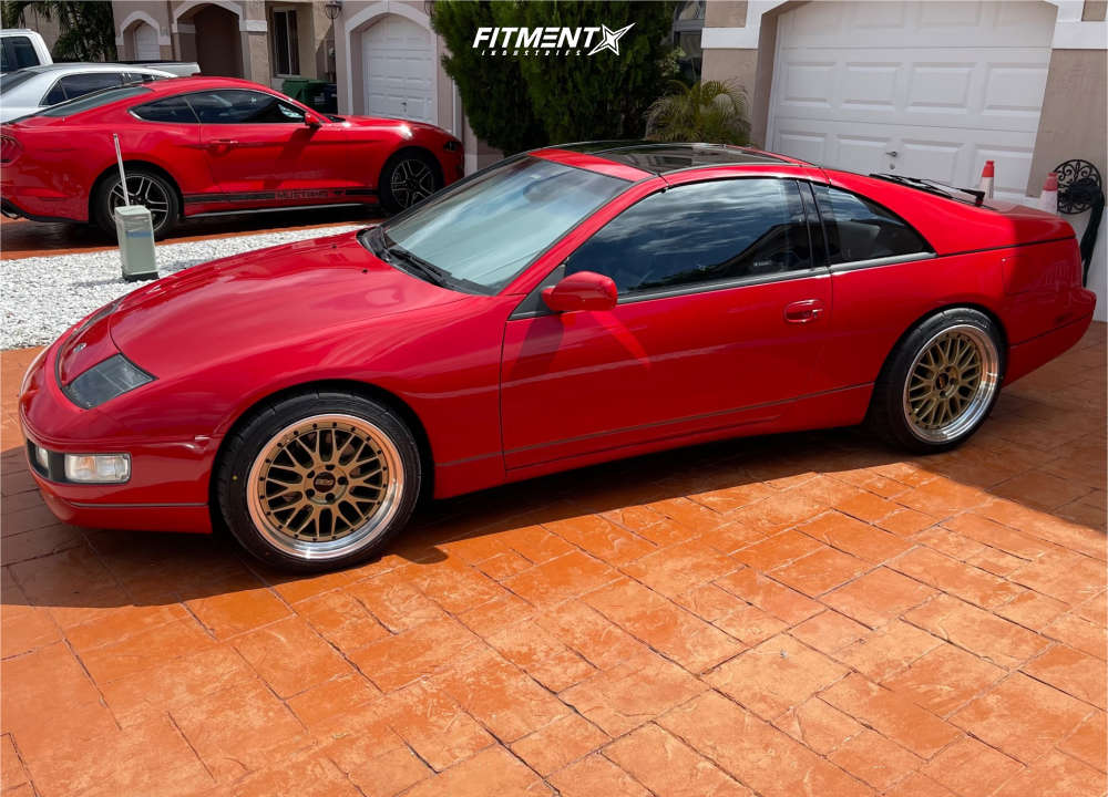 1993 Nissan 300ZX 2 2 with 18x9.5 BBS Lm and Falken 235x40 on Lowering ...