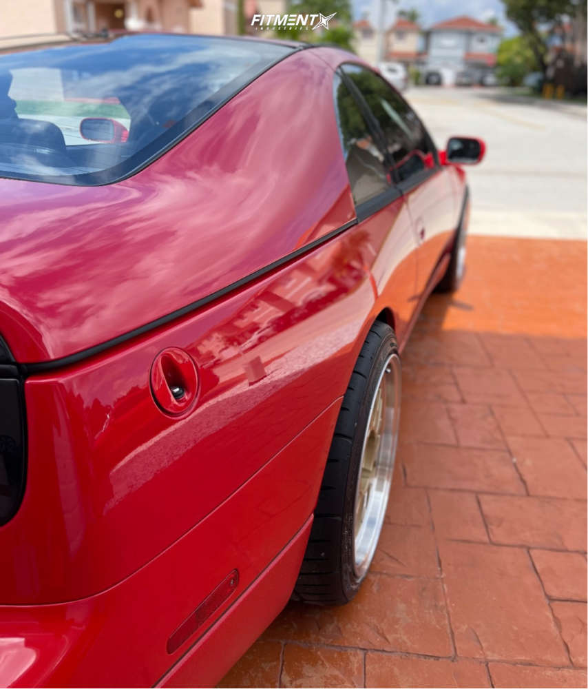 1993 Nissan 300ZX 2 2 with 18x9.5 BBS Lm and Falken 235x40 on Lowering ...