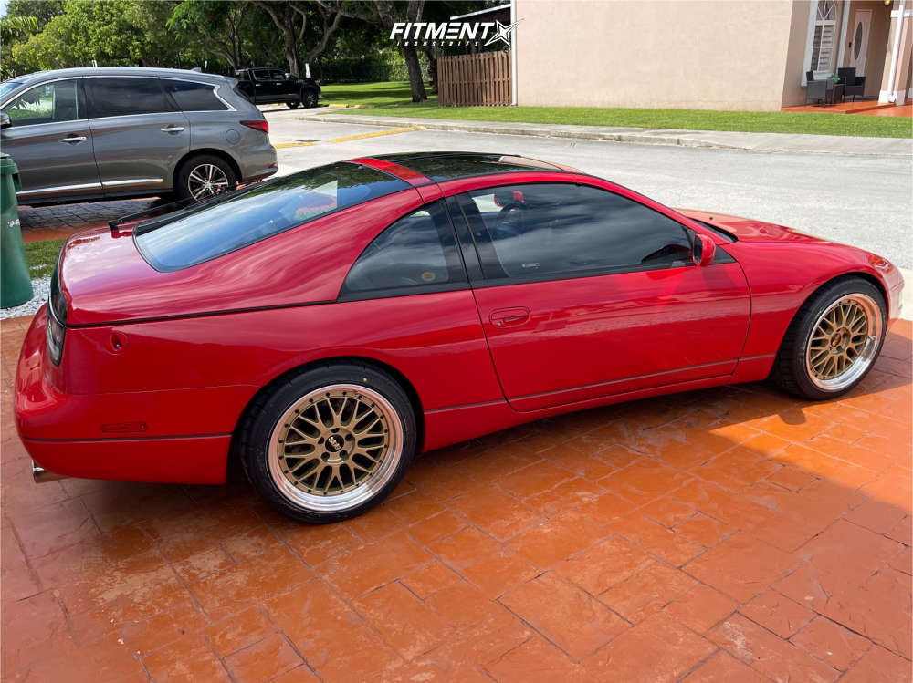 1993 Nissan 300ZX 2 2 with 18x9.5 BBS Lm and Falken 235x40 on Lowering ...
