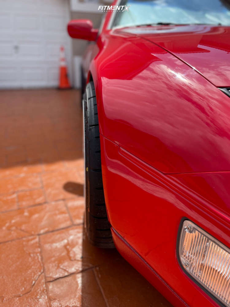 1993 Nissan 300ZX 2 2 with 18x9.5 BBS Lm and Falken 235x40 on Lowering ...