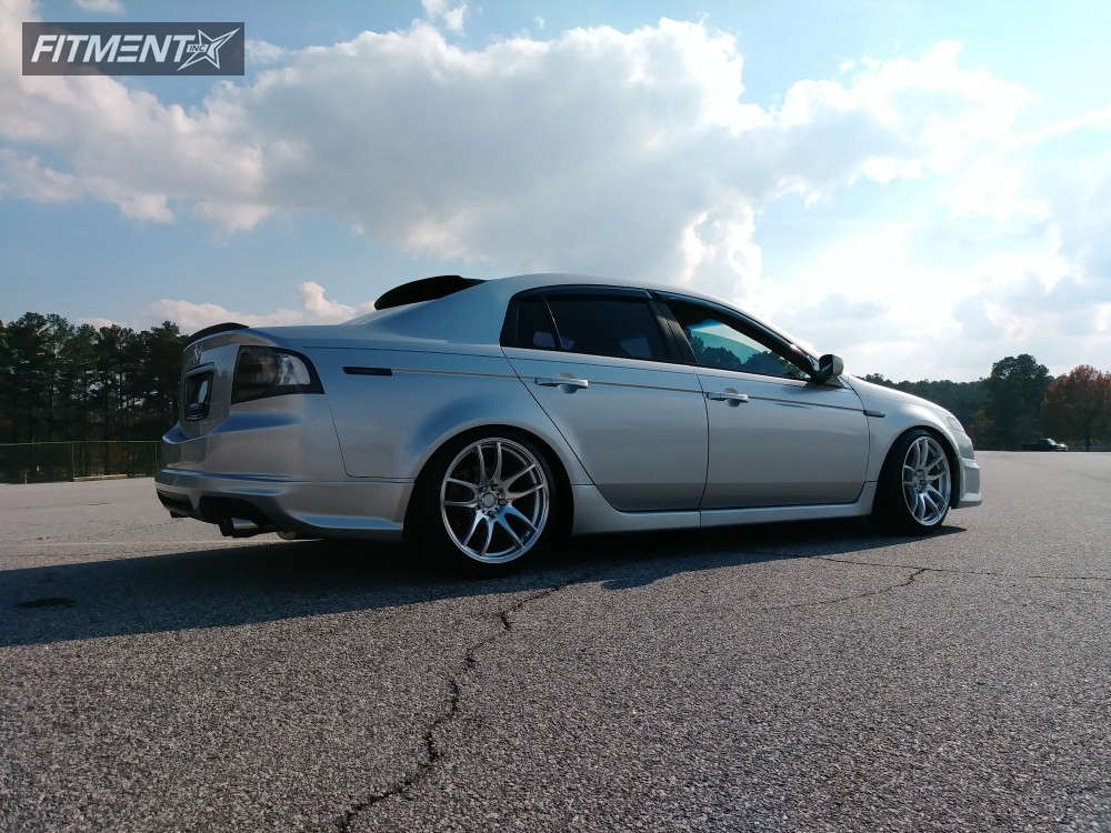 2006 Acura TL Base with 18x9.5 ESR Sr08 and Nankang 235x40 on Coilovers ...