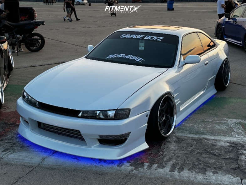 1996 Nissan 240SX SE with 18x10 Work Emotion GT5 3P and Toyo Tires ...