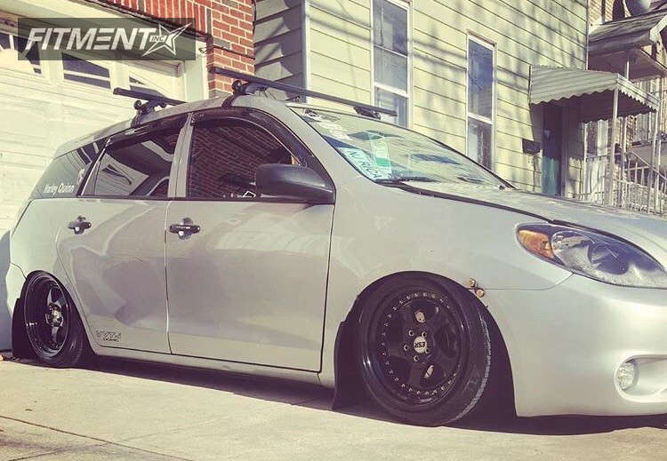2005 Toyota Matrix XRS with 17x9.5 ESR Sr02 and Zenna 215x45 on Air ...