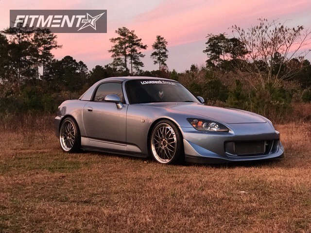 2002 Honda S2000 Base with 18x8.5 Intelesse Altezza and Nankang 205x40 ...