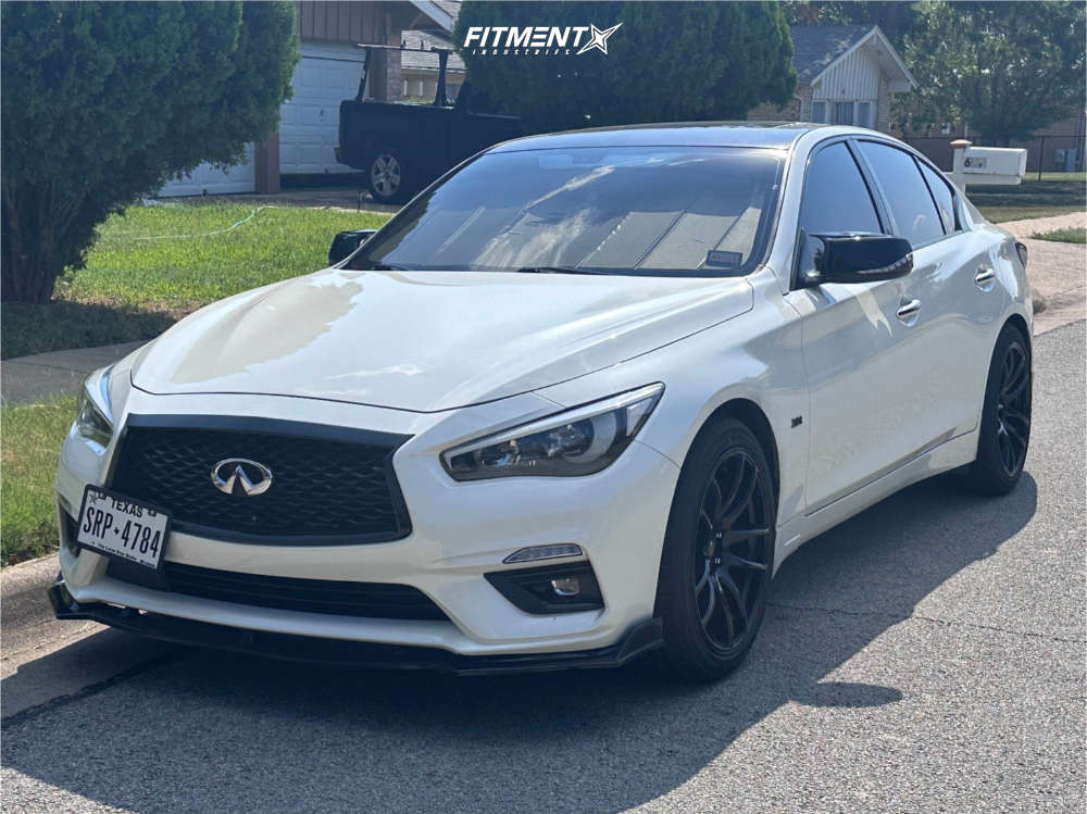 2019 INFINITI Q50 Luxe with 19x9.5 Vors Tr4 and Lexani 255x40 on Stock ...