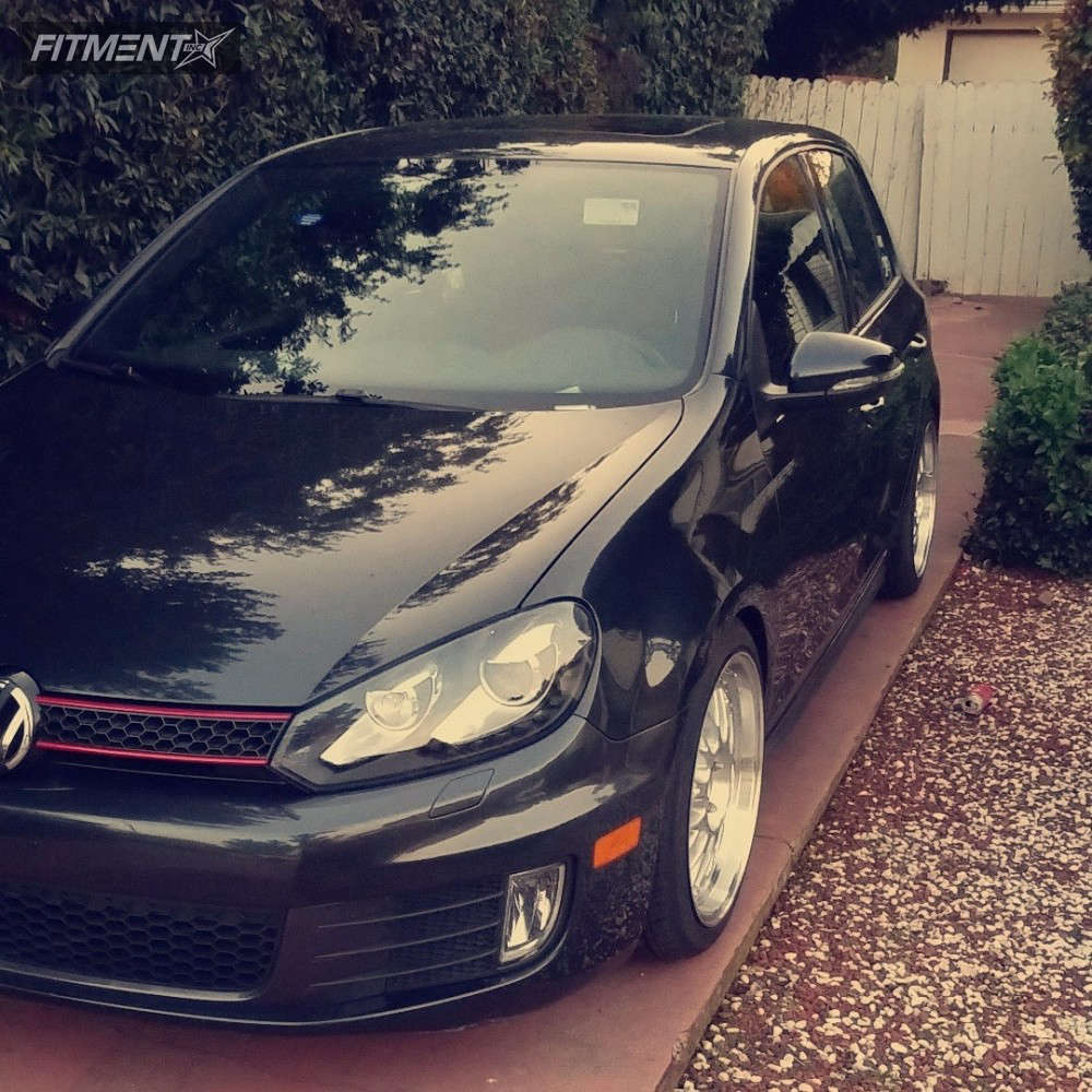 2012 Volkswagen GTI Base with 18x8.5 Alzor 881 and Nankang 225x40 on ...