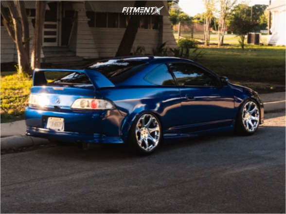 2005 Acura RSX Base with 18x9.5 Heritage Kokoro Monoc and Lexani 235x40 on Coilovers | 3111377 ...