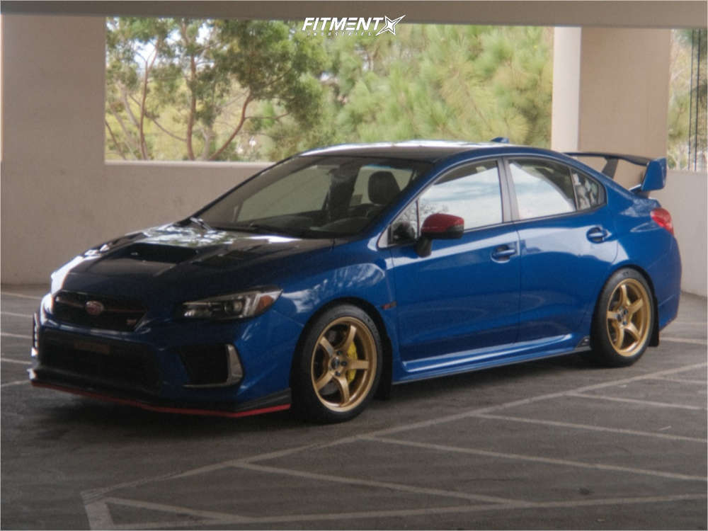 2018 Subaru WRX STI Base with 18x9.5 Gram Lights 57cr and Michelin ...