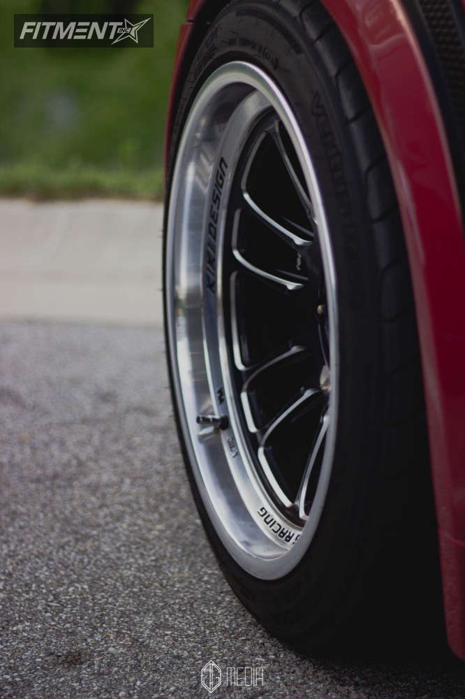 2008 Mitsubishi Lancer Evolution GSR with 18x11 Cosmis Racing XT-206R ...