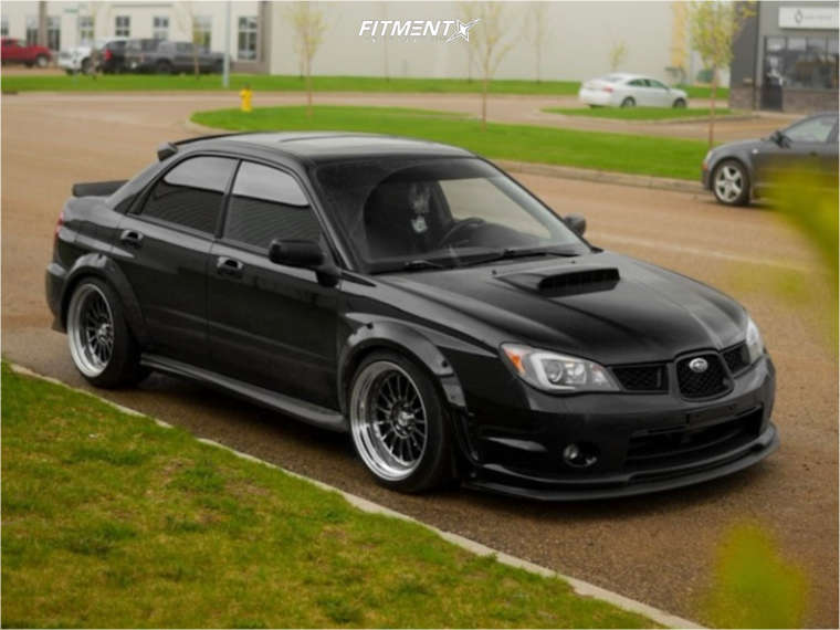 2007 Subaru Impreza WRX with 18x10.5 SSR Professor Tf1 and Nitto 255x30 ...