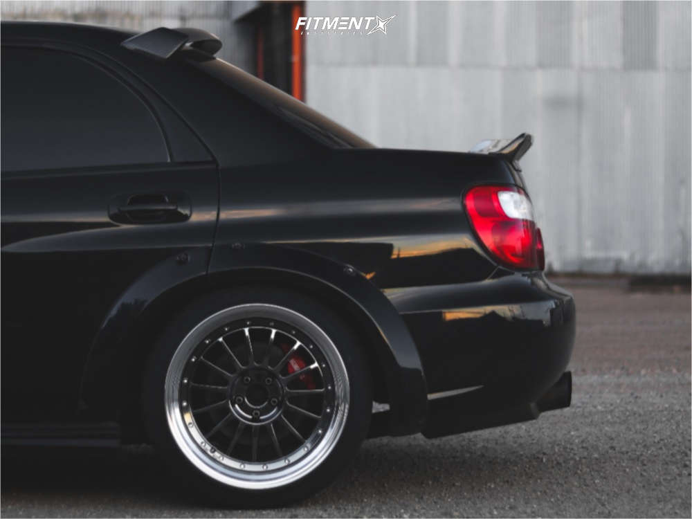 2007 Subaru Impreza WRX with 18x10.5 SSR Professor Tf1 and Nitto 255x30 ...