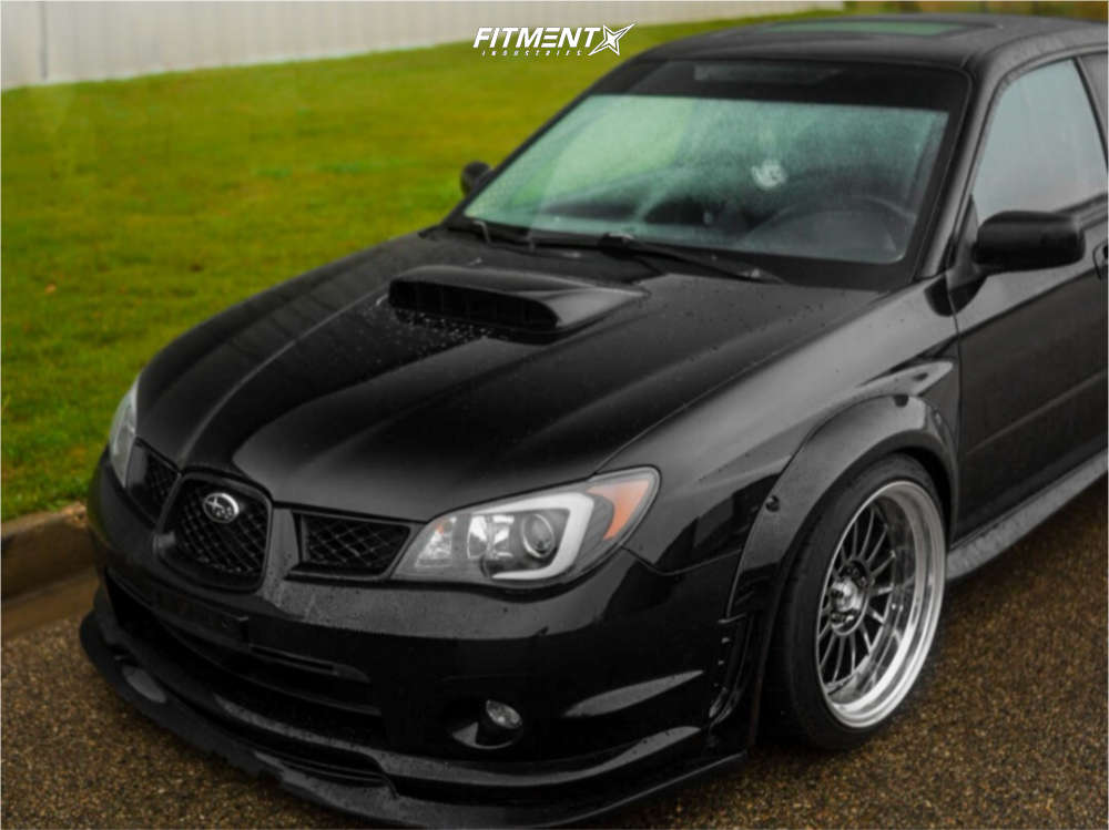 2007 Subaru Impreza WRX with 18x10.5 SSR Professor Tf1 and Nitto 255x30 ...