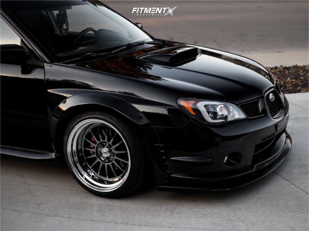 2007 Subaru Impreza WRX with 18x10.5 SSR Professor Tf1 and Nitto 255x30 ...