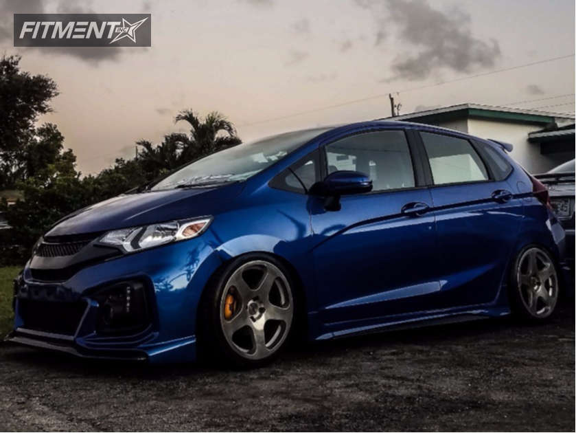 2016 Honda Fit EX-L with 17x8 Rotiform Nue and Firestone 205x40 on ...