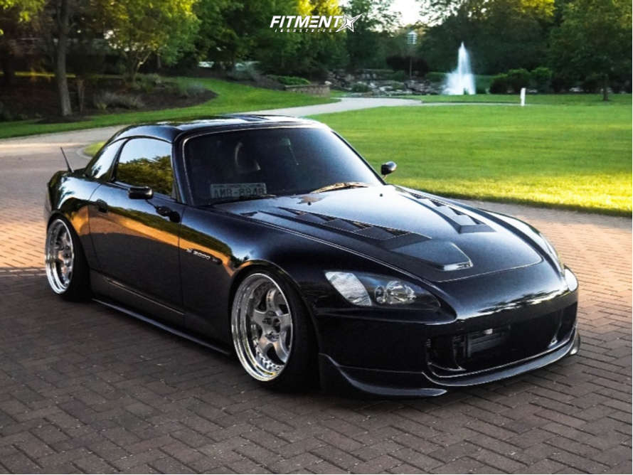 2001 Honda S2000 Base with 18x9.5 Work Meister S1 3p and Nexen 215x35 ...