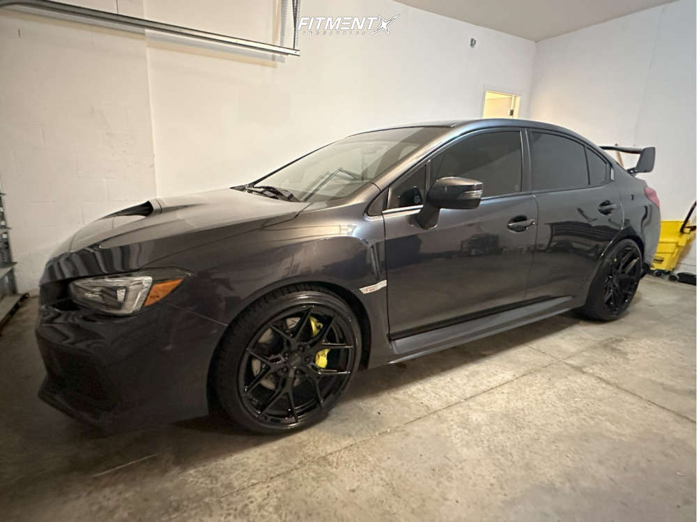 2019 Subaru WRX STI Limited with 19x9.5 Vossen Hf5 and Michelin 255x45 on Stock Suspension ...