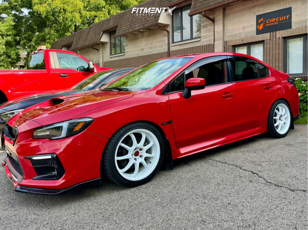 2021 Subaru WRX Premium with 18x8.5 Work D9r and Dunlop 245x45 on ...