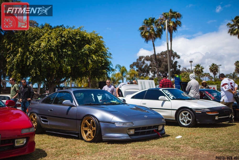 1992 Toyota MR2 Turbo with 17x9 Volk Te37 and Falken 205x40 on ...