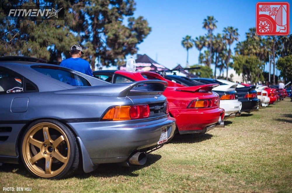 1992 Toyota MR2 Turbo with 17x9 Volk Te37 and Falken 205x40 on ...