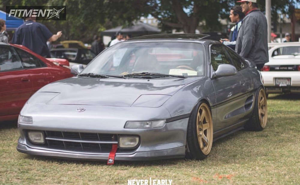 1992 Toyota MR2 Turbo with 17x9 Volk Te37 and Falken 205x40 on ...