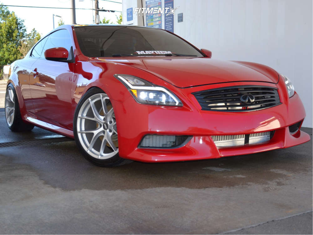 2010 INFINITI G37 Sport with 19x9.5 ESR Rf2 and Michelin 245x40 on ...