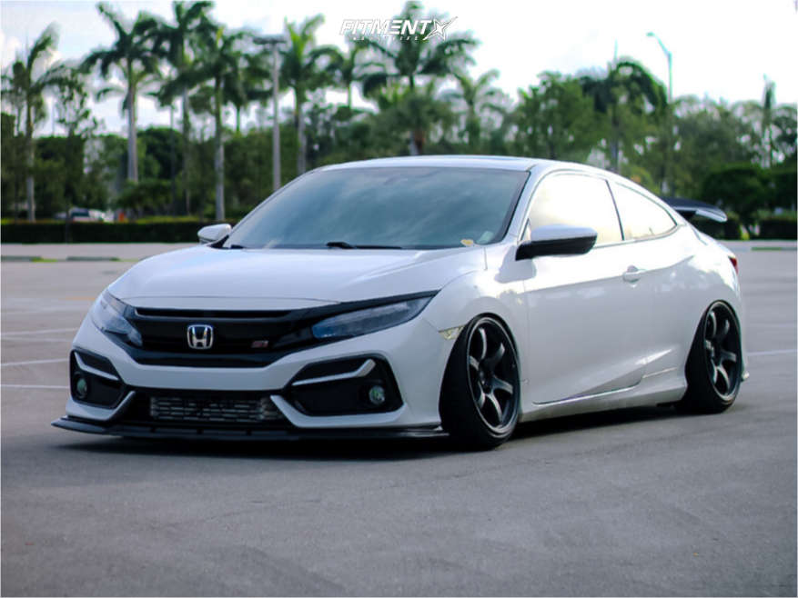 2019 Honda Civic Si with 18x9.5 Gram Lights 57dr and Landsail 215x40 on ...