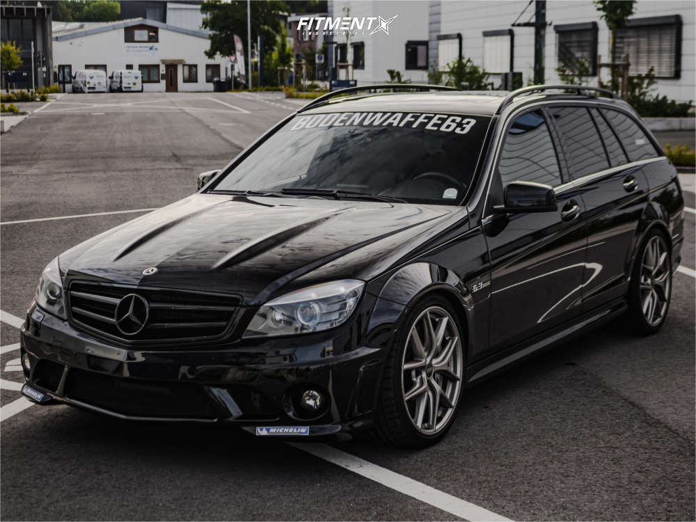 2010 Mercedes-Benz C63 AMG Base with 19x8.5 BBS Ci-r and Michelin ...