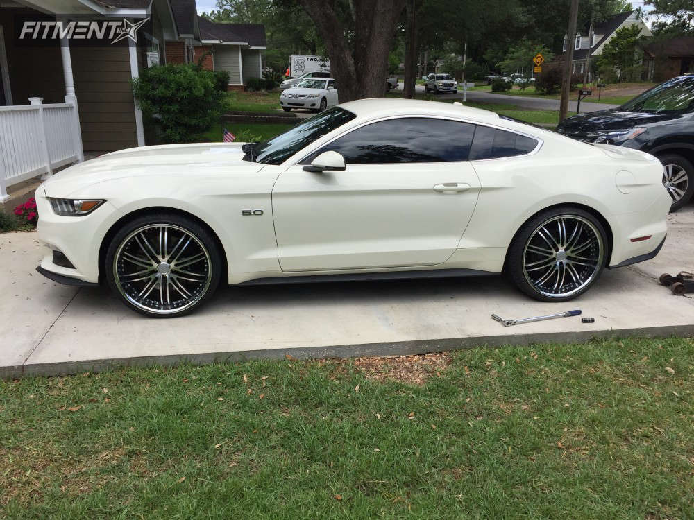 2015 Ford Mustang GT with 22x9 XIX X23 and Haida 255x30 on Stock ...