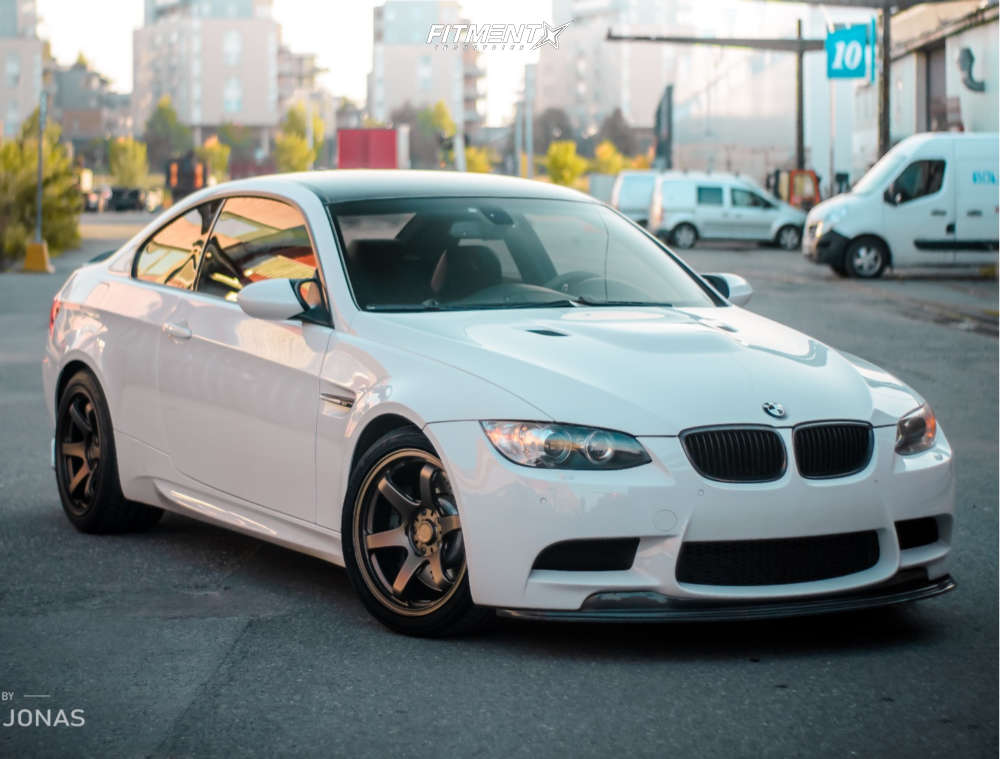 2008 BMW M3 Base with 18x9.5 Japan Racing SL03 and Toyo Tires 265x35 on ...