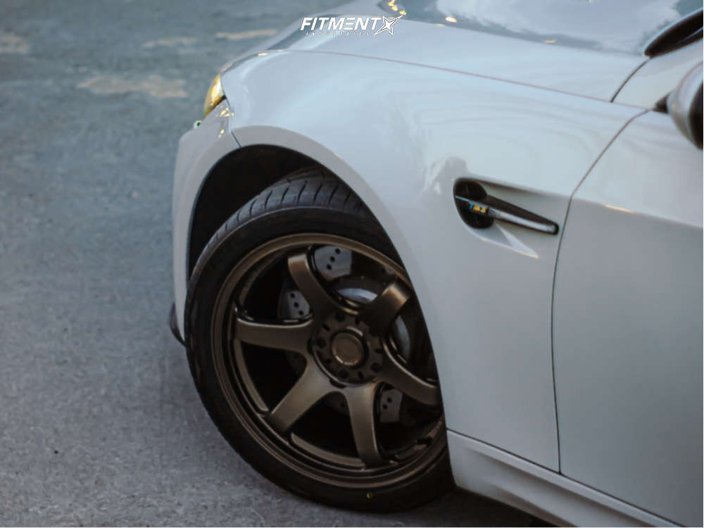 2008 BMW M3 Base with 18x9.5 Japan Racing SL03 and Toyo Tires 265x35 on ...