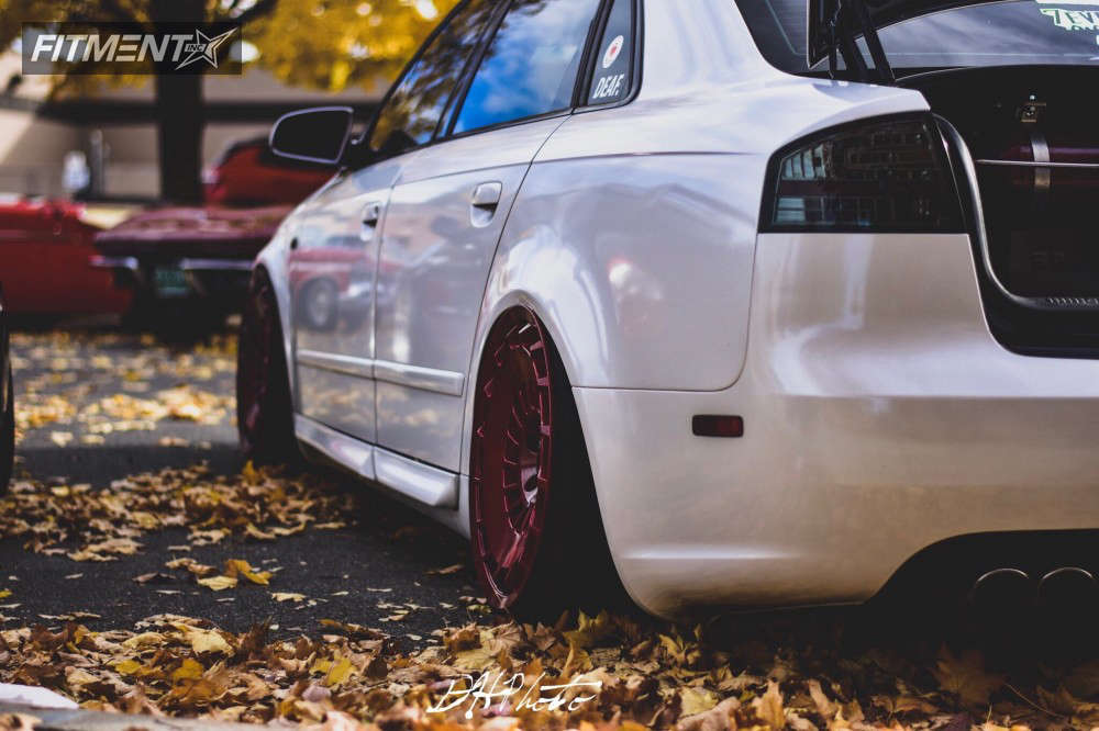 2007 Audi S4 Base with 18x9.5 Rotiform Ccv and Nankang 225x35 on Air ...