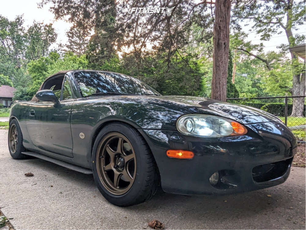 2001 Mazda Miata SE with 15x8 Konig Hexaform and Nitto 205x50 on ...