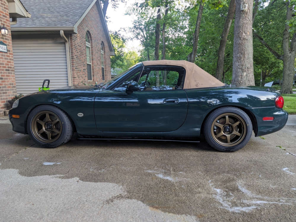 2001 Mazda Miata SE with 15x8 Konig Hexaform and Nitto 205x50 on ...