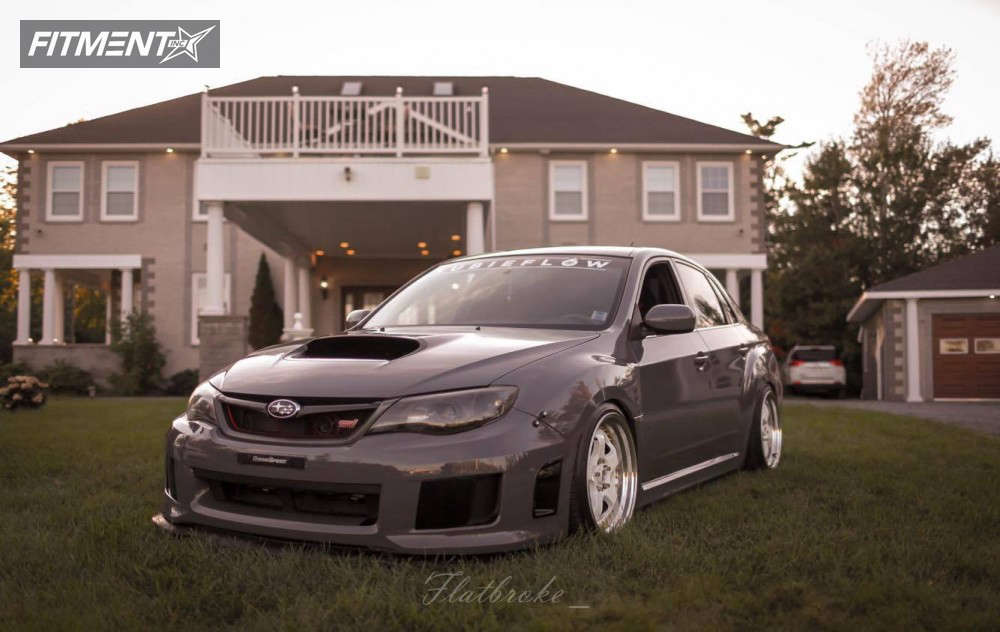 2011 Subaru WRX STI Base with 18x9.5 ESR Sr06 and Uniroyal 225x45 on ...