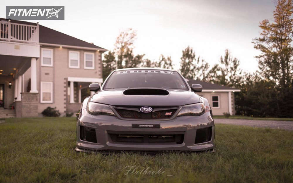 2011 Subaru WRX STI Base with 18x9.5 ESR Sr06 and Uniroyal 225x45 on ...