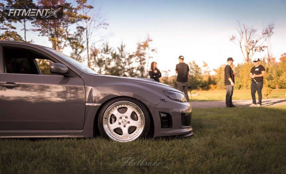 2011 Subaru WRX STI Base with 18x9.5 ESR Sr06 and Uniroyal 225x45 on ...