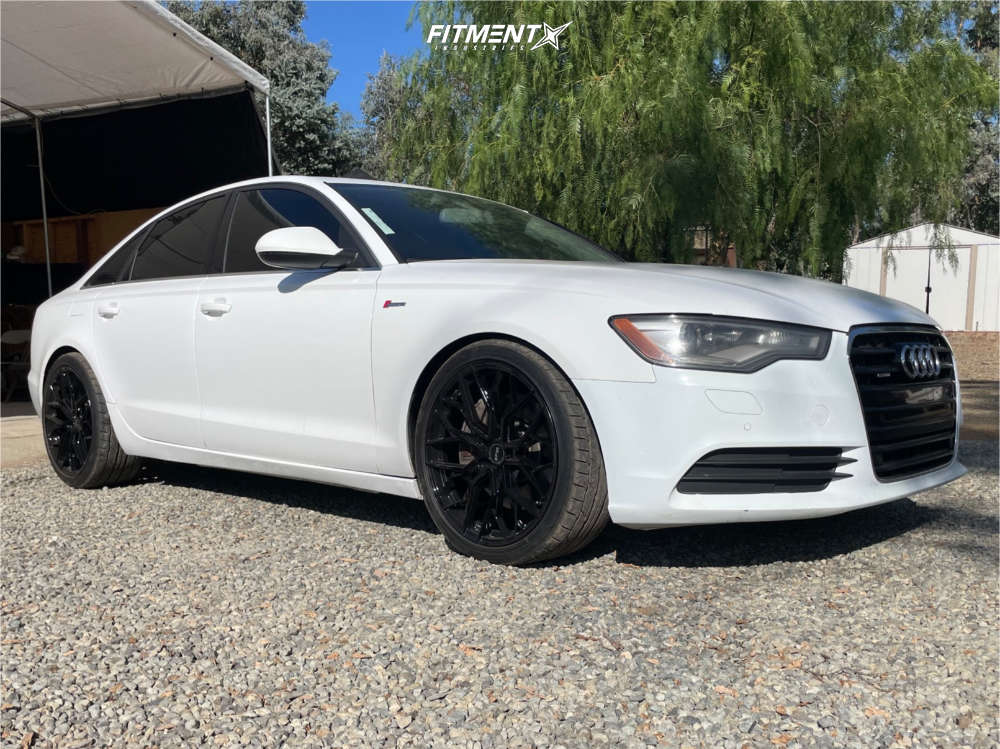 2012 Audi A6 Quattro Premium Plus with 20x9 F1R Fs3 and Nitto 155x35 on Lowering Springs ...