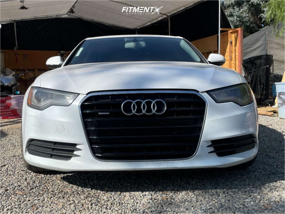 2012 Audi A6 Quattro Premium Plus with 20x9 F1R Fs3 and Nitto 155x35 on Lowering Springs ...