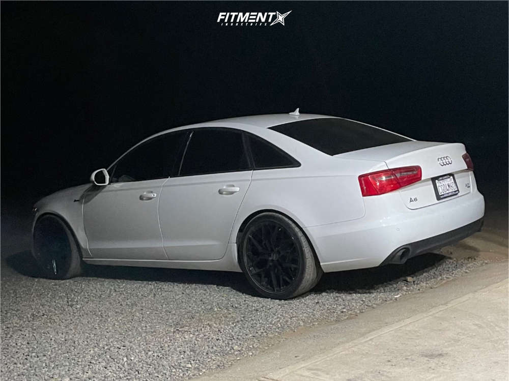 2012 Audi A6 Quattro Premium Plus with 20x9 F1R Fs3 and Nitto 155x35 on Lowering Springs ...