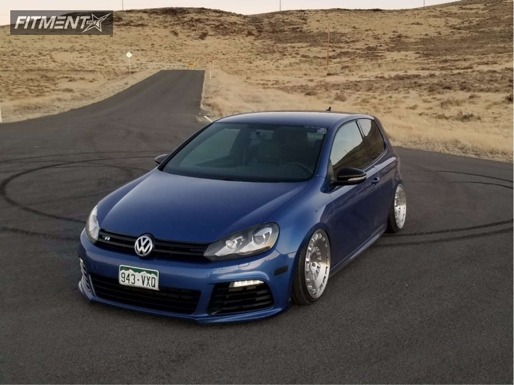 2012 Volkswagen Golf R Base with 18x9.5 Rotiform Ccv and Nitto 225x35 ...