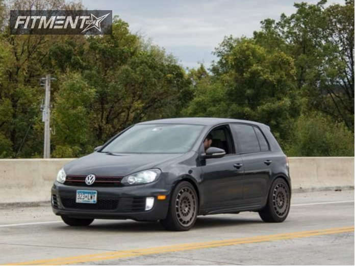2013 Volkswagen GTI Base with 18x8.5 Rotiform Ccv and Toyo Tires 225x45 ...