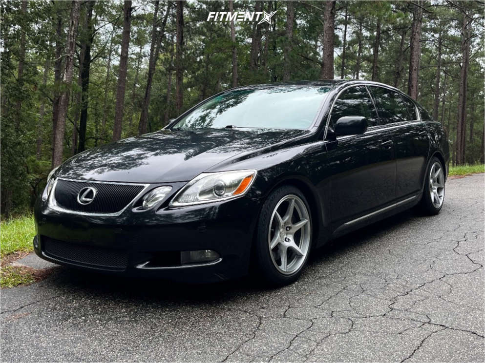 2007 Lexus GS350 Base with 17x9 Anovia Titan and Continental 225x45 on ...