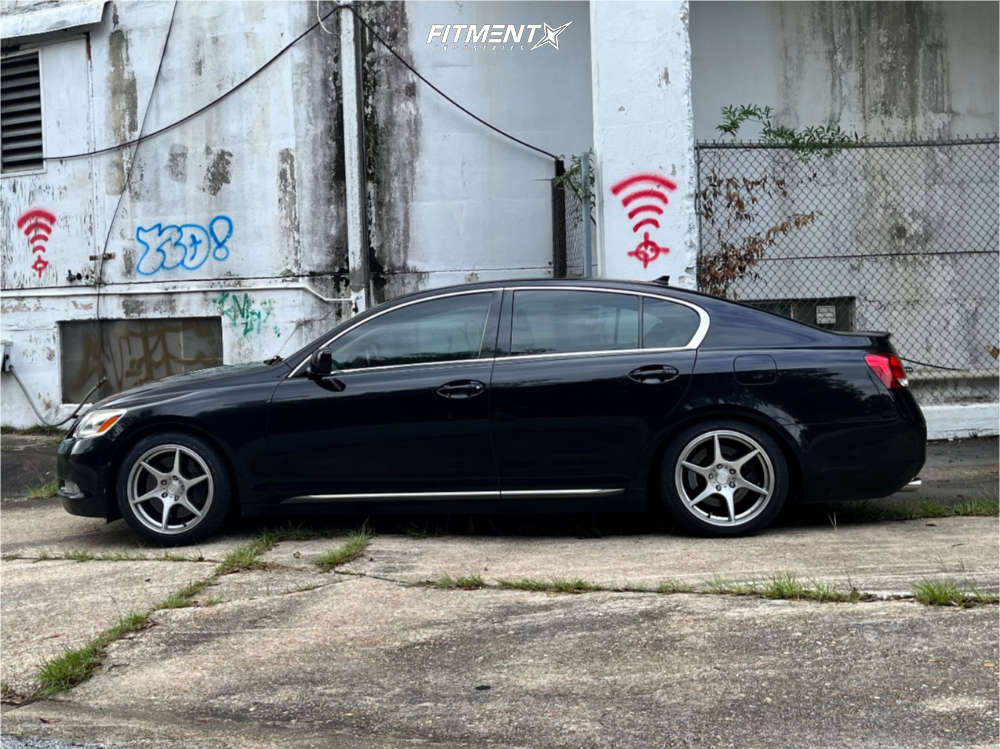 2007 Lexus GS350 Base with 17x9 Anovia Titan and Continental 225x45 on ...