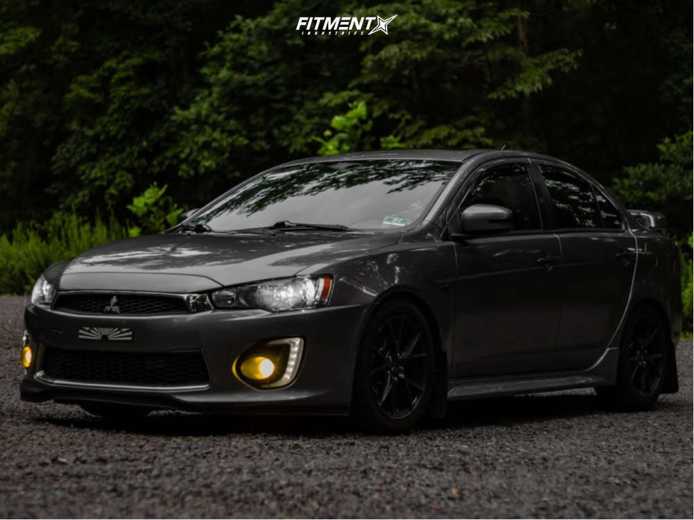 2017 Mitsubishi Lancer ES with 17x7.5 Enkei Phoenix and Bridgestone ...