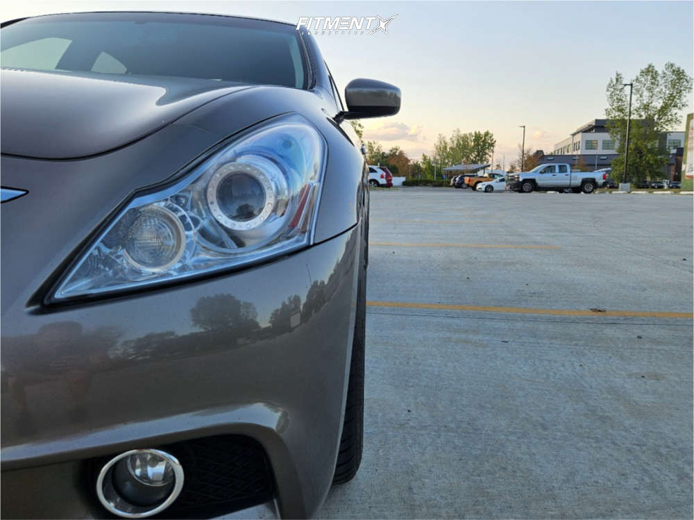 2010 INFINITI G37 Sport with 18x8.5 Option Lab R716 and Michelin 255x40 ...